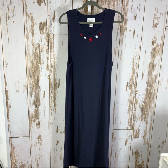 Christopher & Banks | Dresses | Christopher Banks Navy Maxi Dress Wred ...